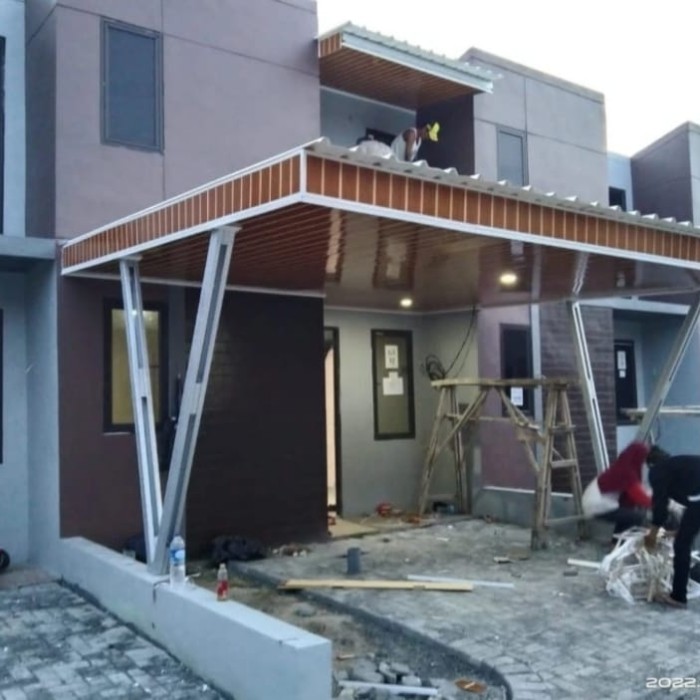 Ganti Atap Atap Kanopi Minimalis Tangerang | Asia Bengkel Las